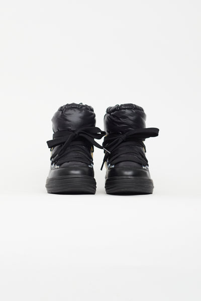 Moncler // Black Puffer Insolux Snow Boot – VSP Consignment