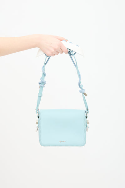 Off-White // Leather Binder Clip Padded Shoulder Bag – VSP Consignment