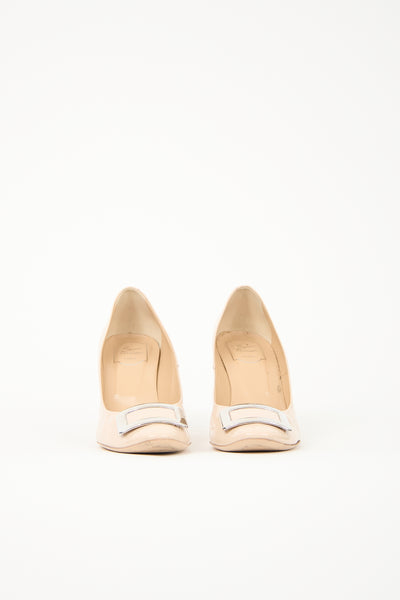 Roger Vivier // Patent Leather Trompette Pump – VSP Consignment