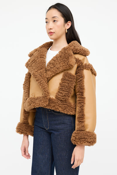 Stand Studio // Faux Fur Kristy Shearling Jacket – VSP Consignment