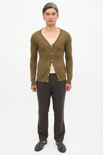 Visvim // Elbow Patch Cardigan – VSP Consignment