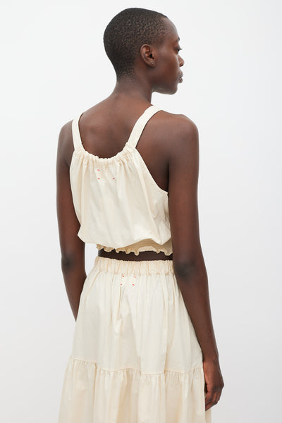 Xirena // Cream Cotton Tiered Co-Ord Set – VSP Consignment