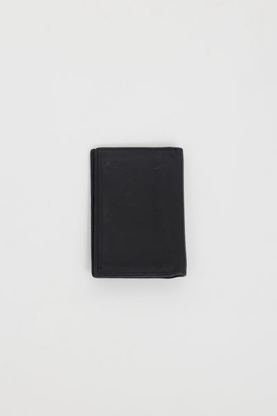 Alexander McQueen // Black Leather Skull Cardholder – VSP Consignment