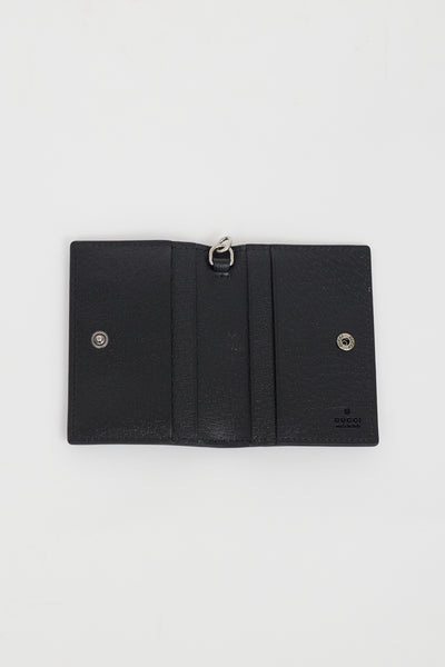 Gucci // Black Leather GG Logo Cardholder – VSP Consignment