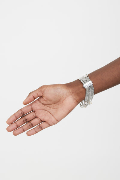David Yurman // Sterling Silver & Pearl Multi Strand Bracelet – VSP ...