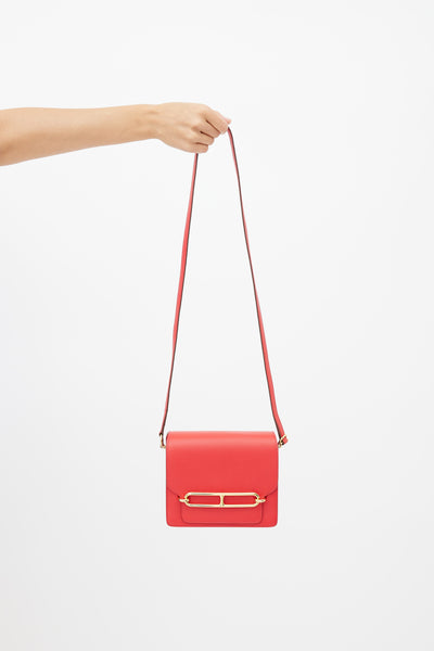 Hermès // Red Roulis Mini Shoulder Bag – VSP Consignment